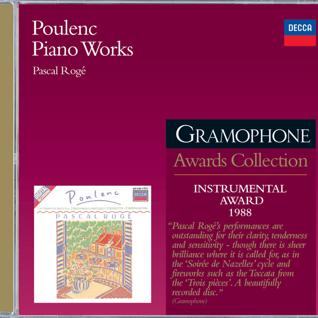 Poulenc: Piano Works by Pascal Rogé on TIDAL
