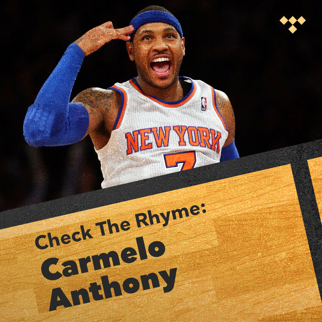Check The Rhyme: Carmelo Anthony on TIDAL