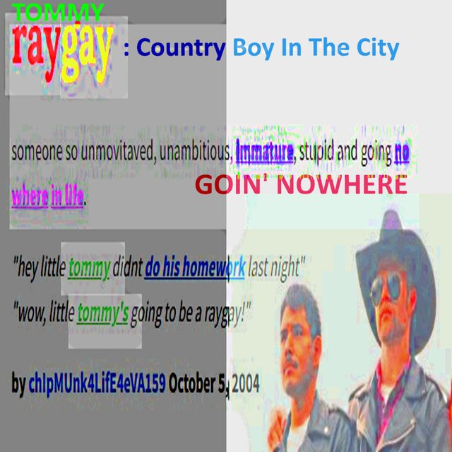 Tommy RayGay: Country Boy In The City by Huey The Gecko on TIDAL