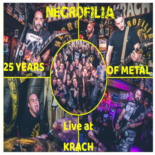 25 Years Of Metal (Live at Krach Club) by Necrofilia on TIDAL