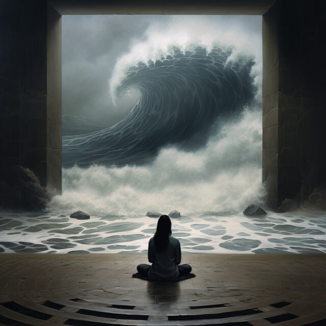 Music combined with Ocean: Focus through Coastal Waves by Sea Waves ...