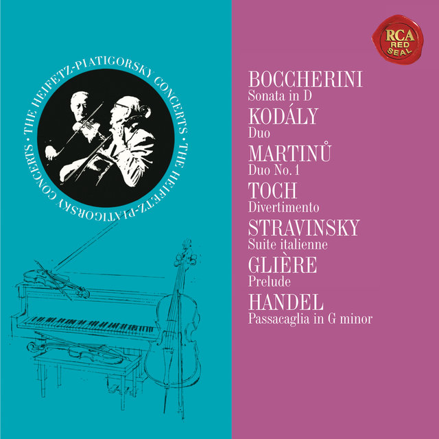 Heifetz and Piatigorksy: The Duo Collection ((Heifetz Remastered)) by ...