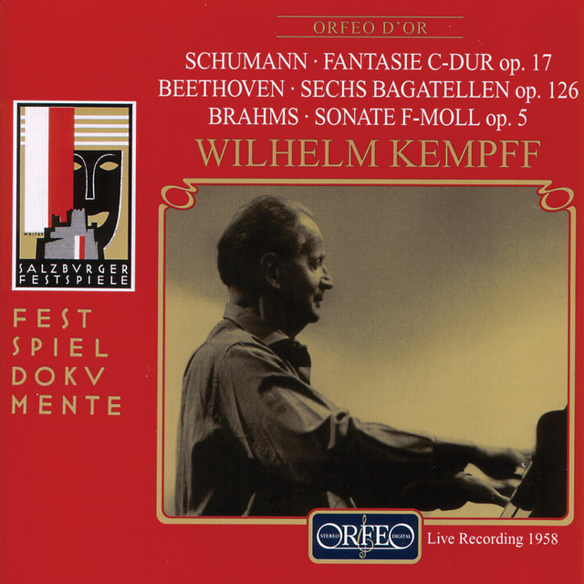 Schumann, Beethoven & Brahms: Works for Solo Piano (Live) by Wilhelm ...