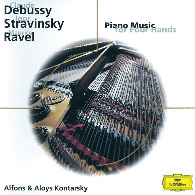 Debussy/Stravinsky/Ravel: Piano Music for Four Hands by Alfons ...