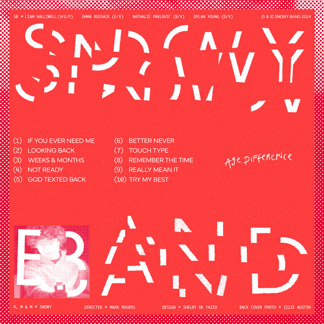 Age Difference by Snowy Band on TIDAL