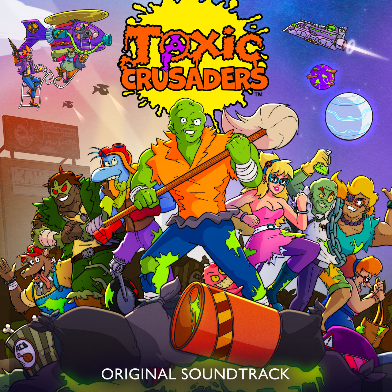 Toxic Crusaders Original Soundtrack by Psychostick & Retroware Sound ...