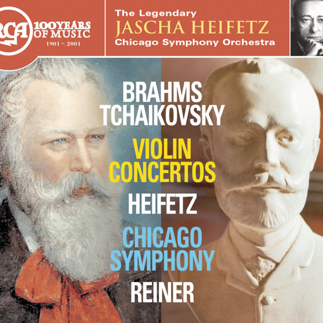 Tchaikovsky, Brahms Violin Concertos by Fritz Reiner on TIDAL