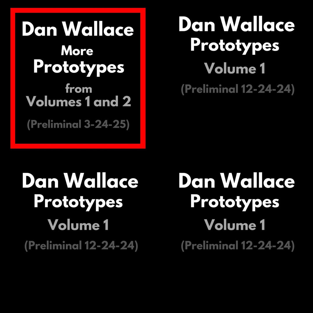 Dan Wallace - 8 Prototypes